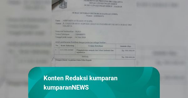 Kasudin Lingkungan Hidup Jakbar: Surat THR Tahun Lalu Juga Terjadi ...